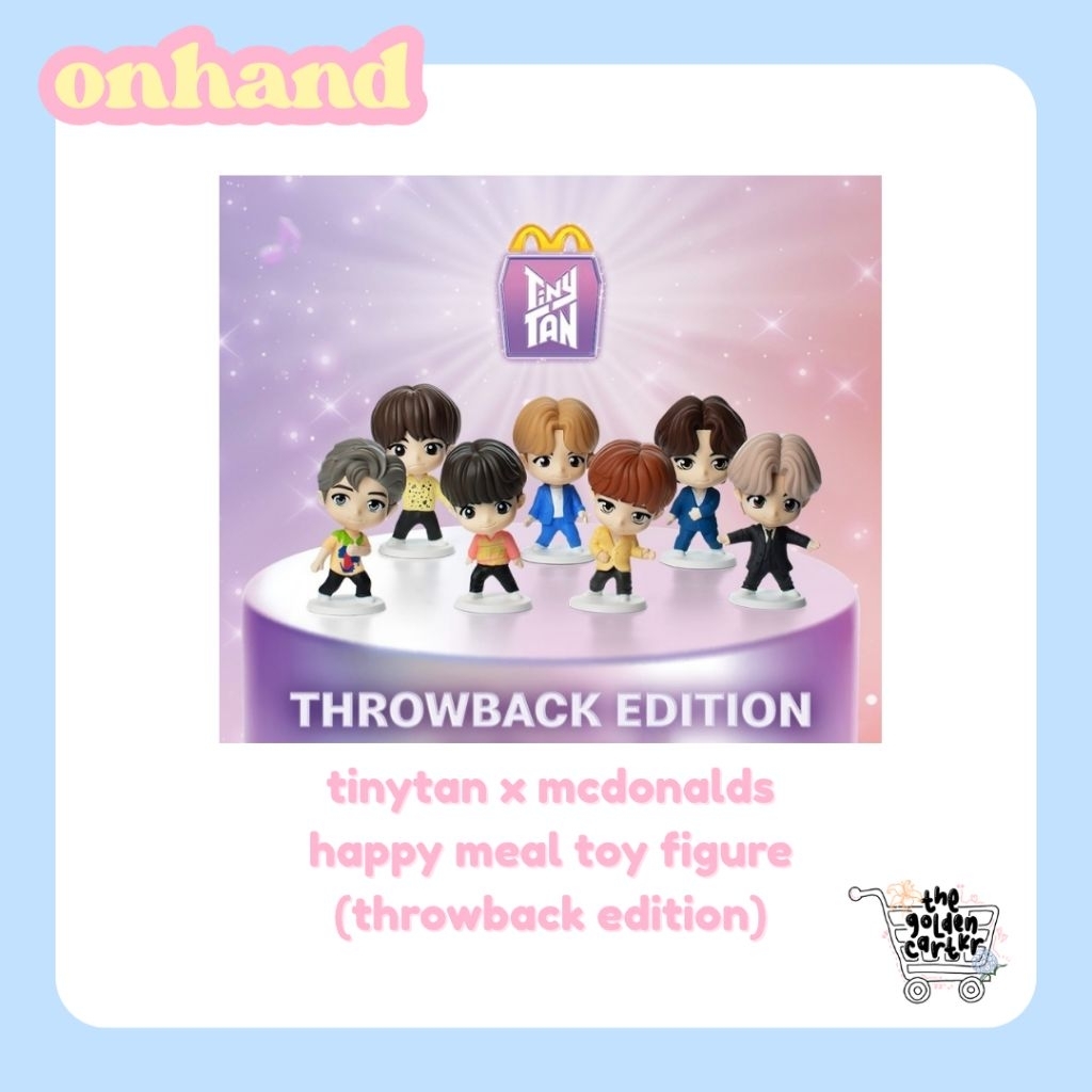 BTS Tinytan x Mcdonalds Happy Meal Toy Figure (Throwback Edition ...