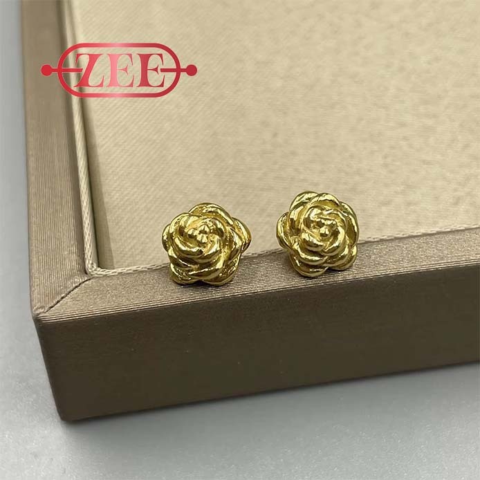 Zee Rosie Earrings De roscas Lock Ball Hypoallergenic Stainless Steel ...