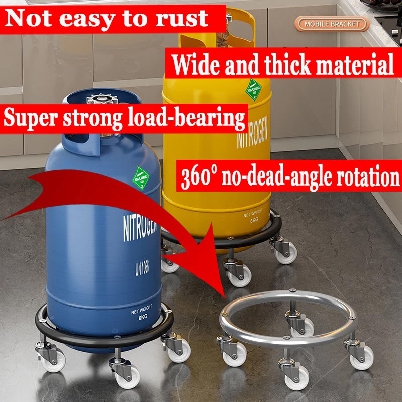 Gas Tank Base Holder with wheels landege Propane Cylinder Base Propane ...