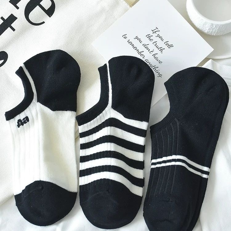 5 pairs of women's short socks, student socks 2025, new product ankle ...