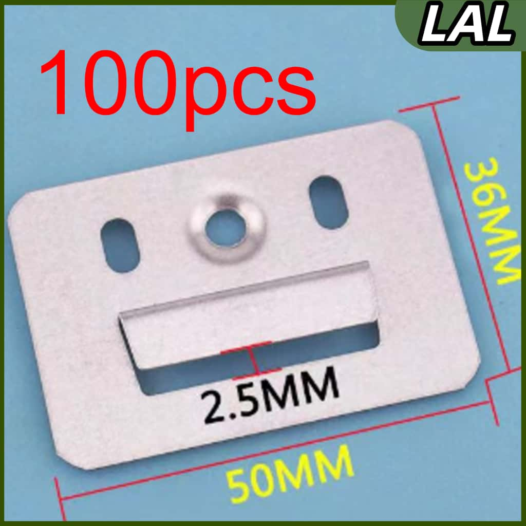 200 Metal Clip for Wpc wall and ceiling Fluted cladding clip only ...