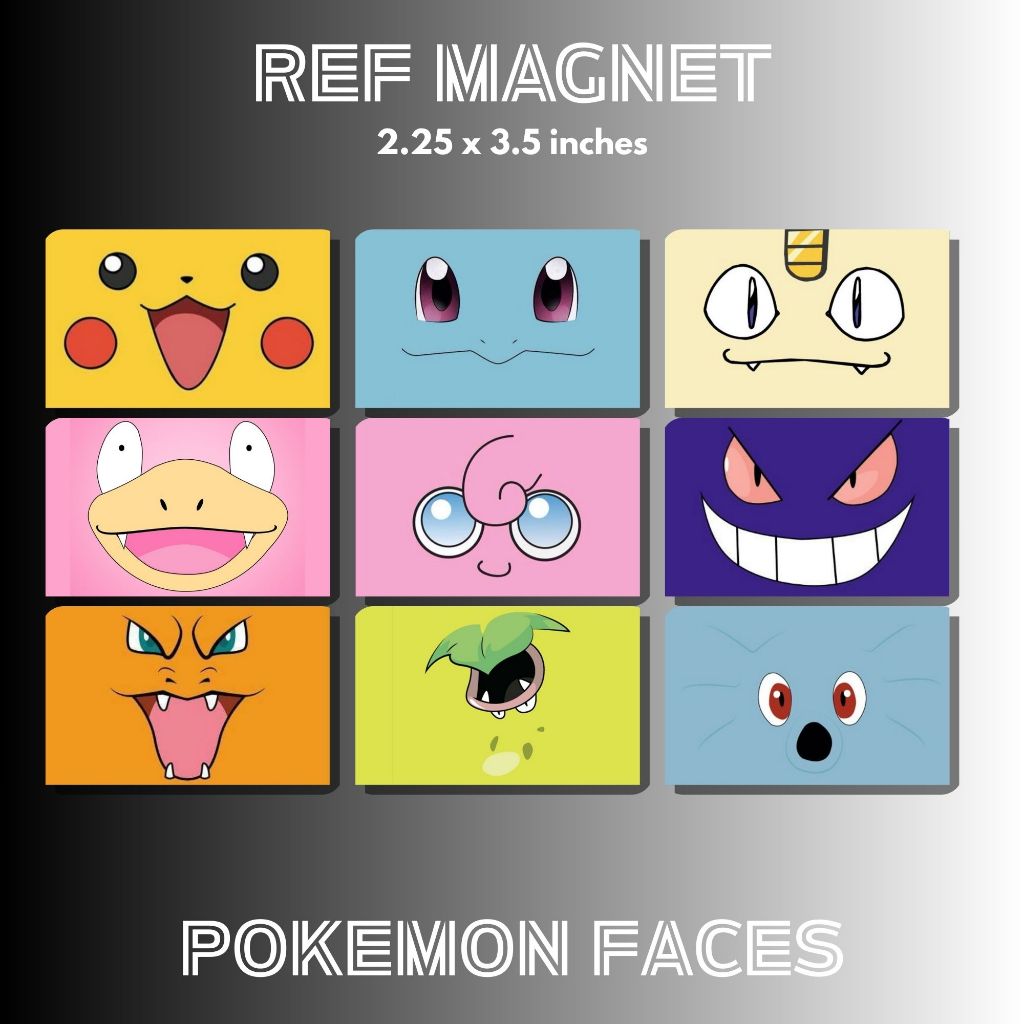 MAGNET REF | POKEMON | SOUVENIR | CARTOON | Shopee Singapore