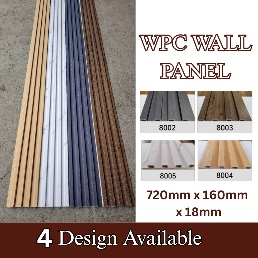 ORSOLA WPC Wall Panel Solid Wood Fluted Board Grille Wallpaper ...