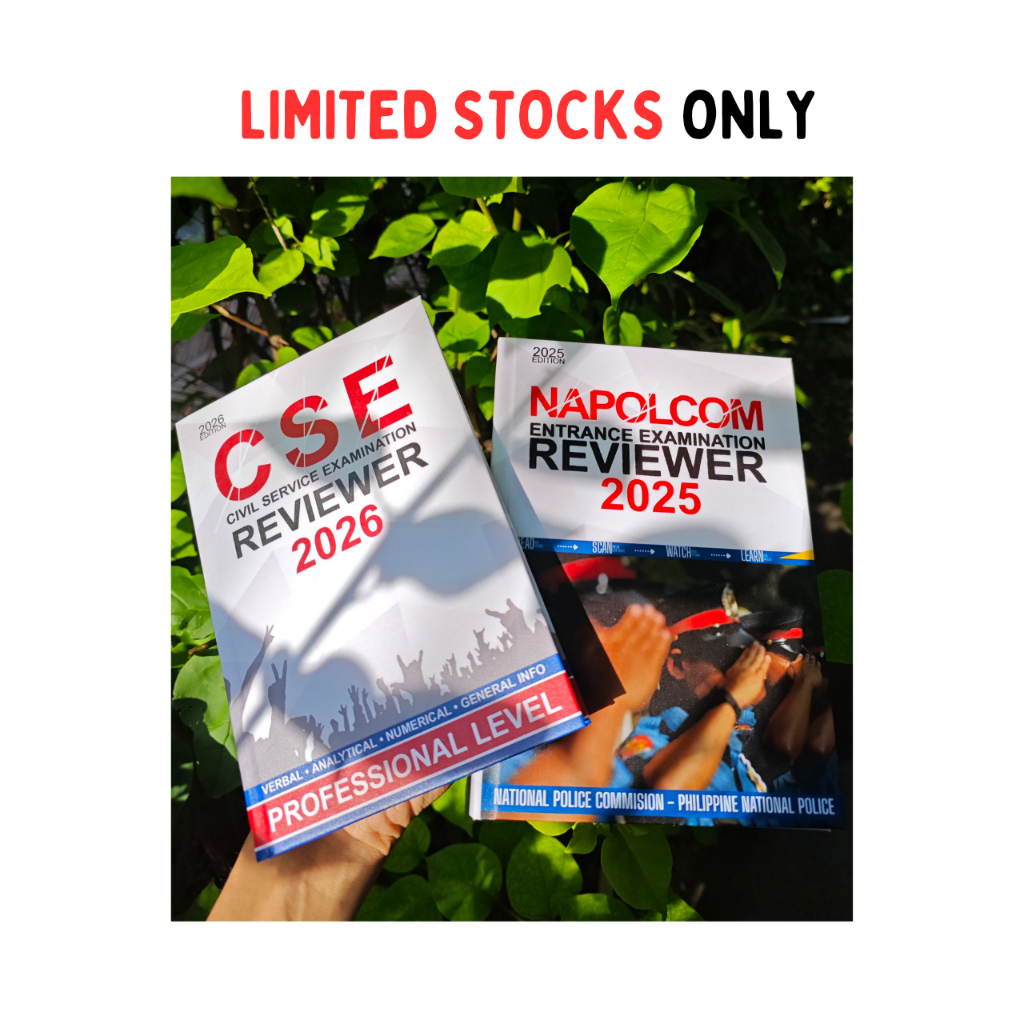 CSE Civil Service Exam / NAPOLCOM PNP reviewer | Shopee Singapore