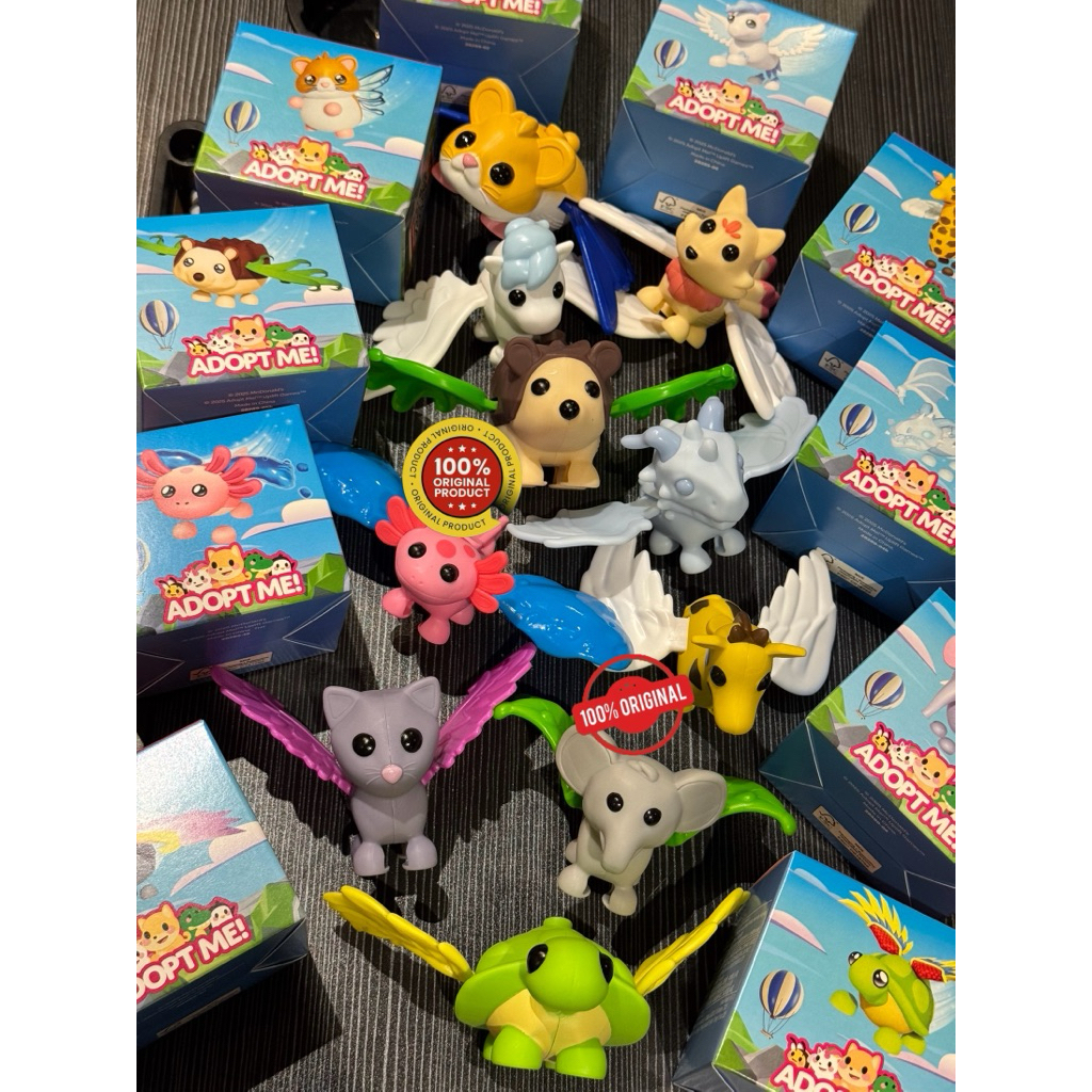 Mcdo Adopt Me Happy Meal Toys (Adopt Me Mcdo Toys) | Shopee Singapore