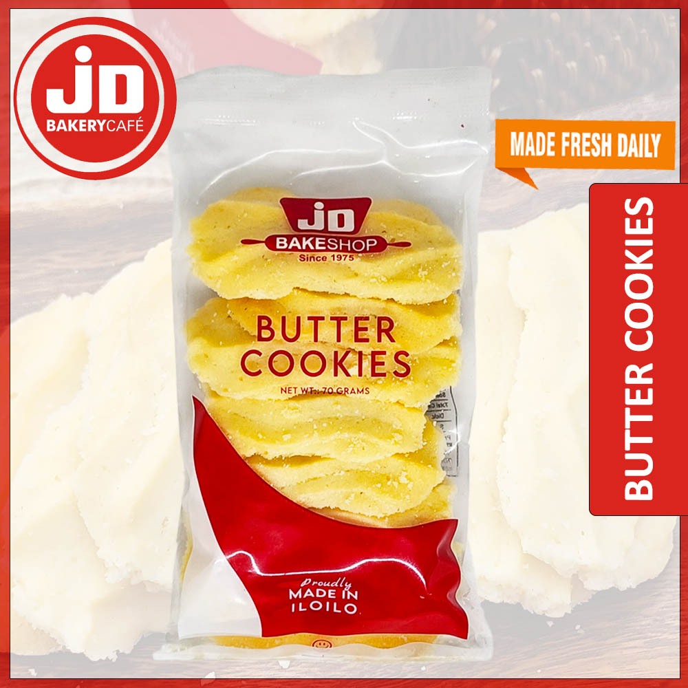 Butter Cookies 70g | JD Bakeshop Bakery | Fresh Made Cookies ...