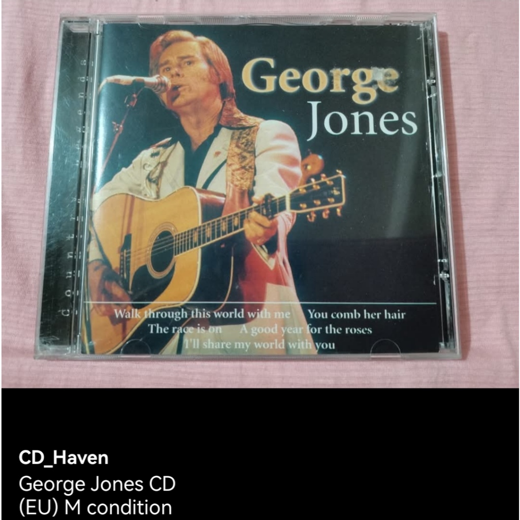 George Jones CD (unsealed) | Shopee Singapore