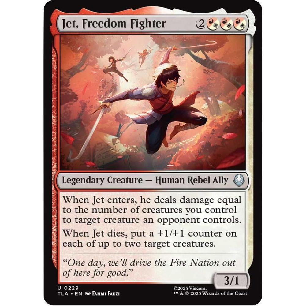 MTG Jet, Freedom Fighter 229 - Avatar: The Last Airbender (TLA ...