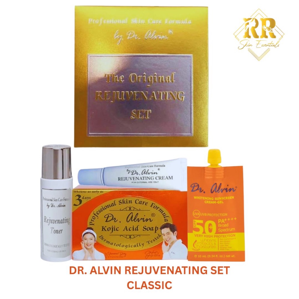 Dr. Alvin Rejuvenating Classic Set (Soap Toner Rejuvenating Cream and ...
