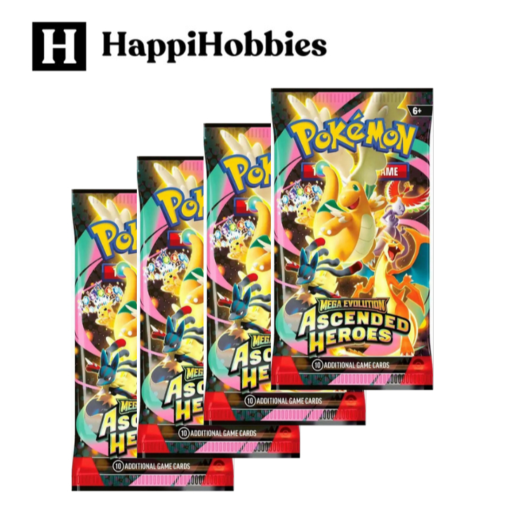 Pokémon TCG: Mega Evolution - Ascended Heroes Booster Pack (1 Pack ...