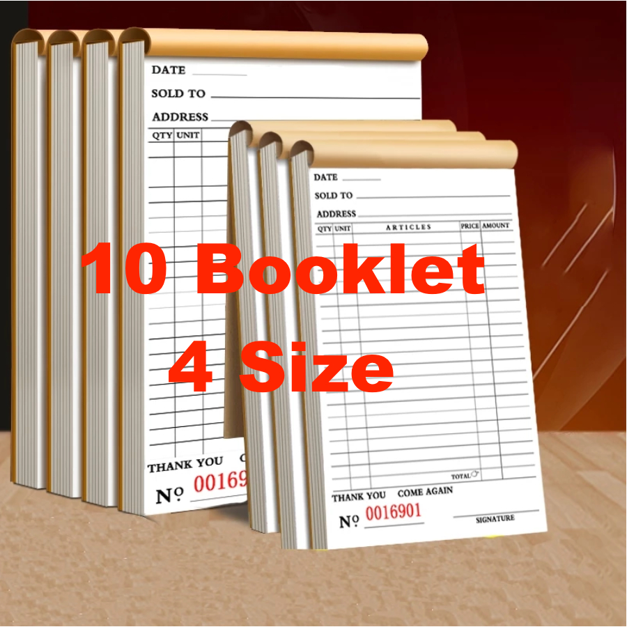 Carbonized receipt 2/3 copies delivery official receipt paper 60pages ...