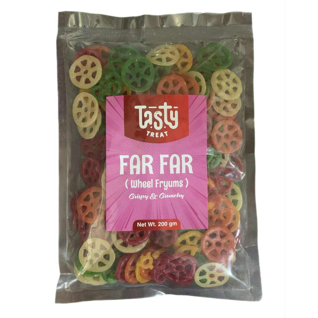 Tasty Far Far Fryums - Wheels - Colored - To Fry Crackers - 200g ...