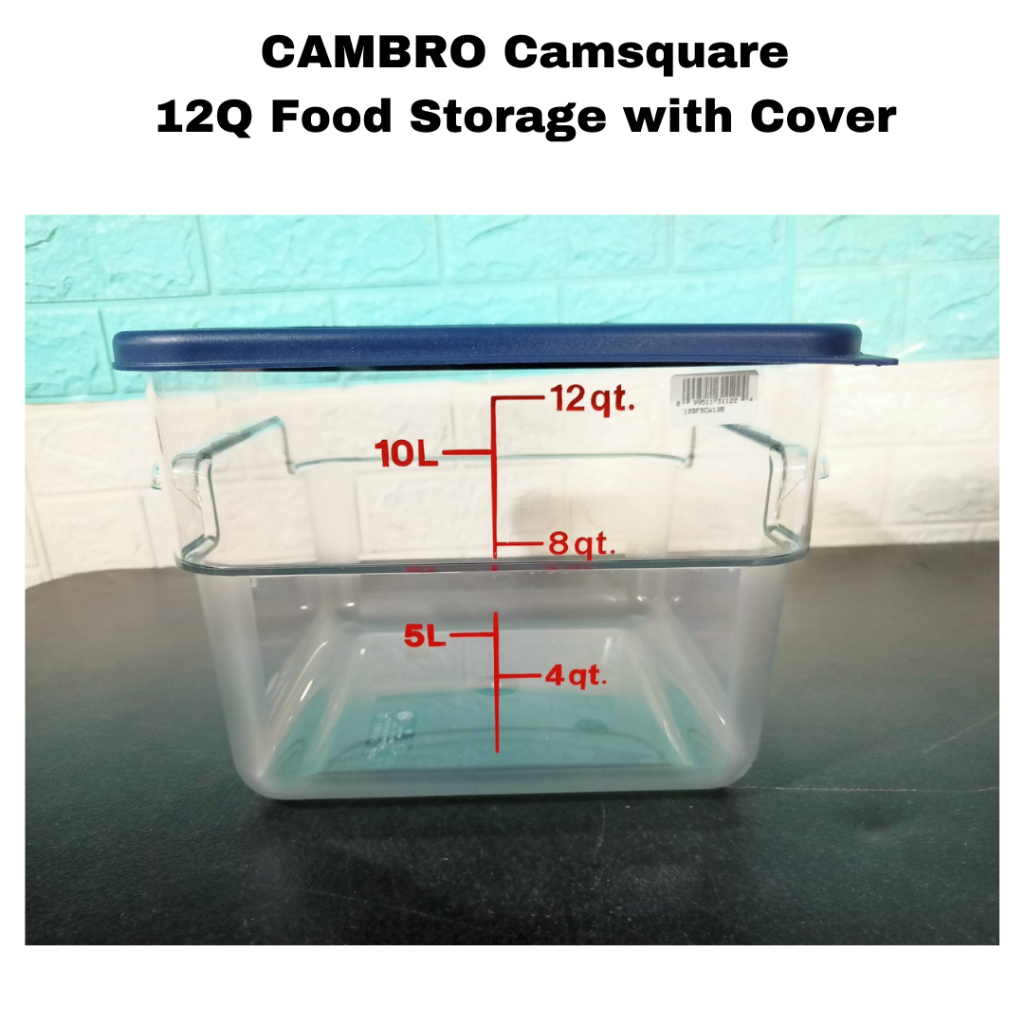 Camsquare with Cover 12Q Authentic Cambro | Shopee Singapore