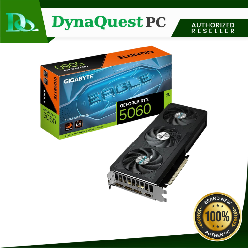 Gigabyte RTX 5060 Eagle MAX OC 8GB GDDR7 Graphics Card GV-N5060EAGLEMAX ...