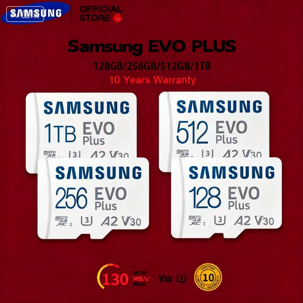 Samsung EVO PRO PLUS TF Micro SD Memory Card 8 16 32 64 128 256 512 GB ...