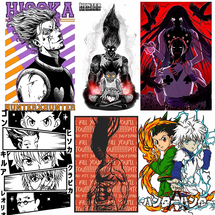 IRON ON - ANIME -HUNTER X HUNTER Designs HXH A4 size print to Press DTF ...