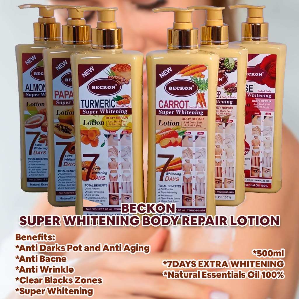 FS_Beckon Super Whitening Body Repair Lotion 500ml-w/ Natural Essential Oil, 7 Days Extra ...