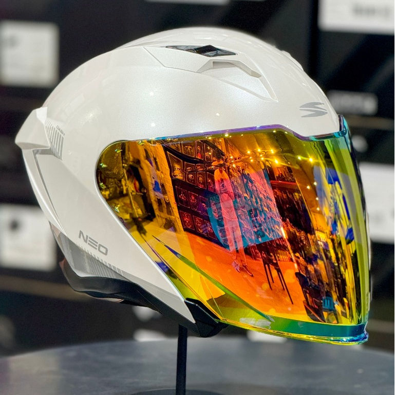 NEW! Spyder Neo Dash V2 Half Face Dual Visor Helmet for Motorcycle ...