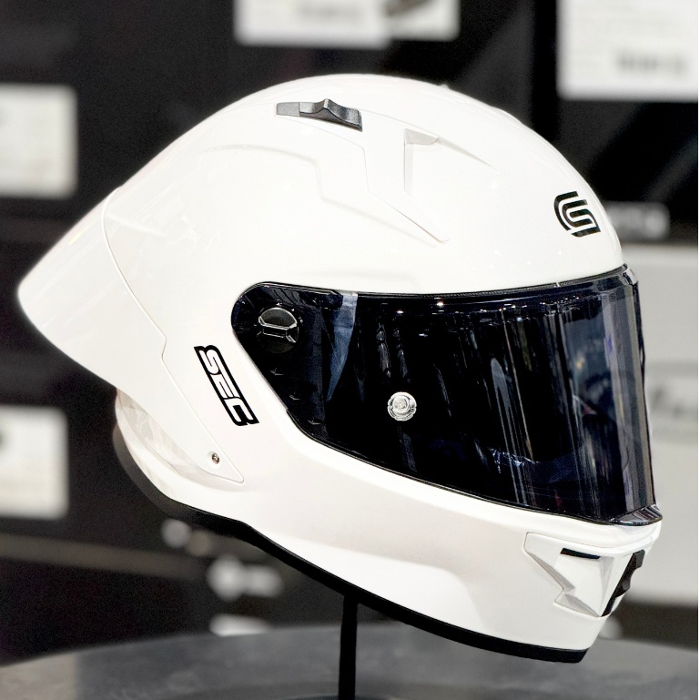 SEC Zephyr Full Face Single Visor Helmet for Motorcycle (Free Clear ...