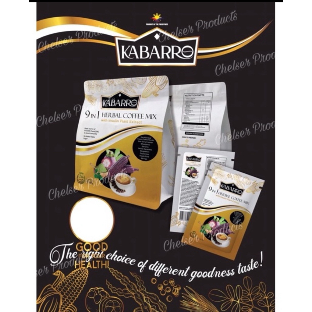 KABARRO 9in1 Herbal Coffee (10sachets) | Shopee Singapore