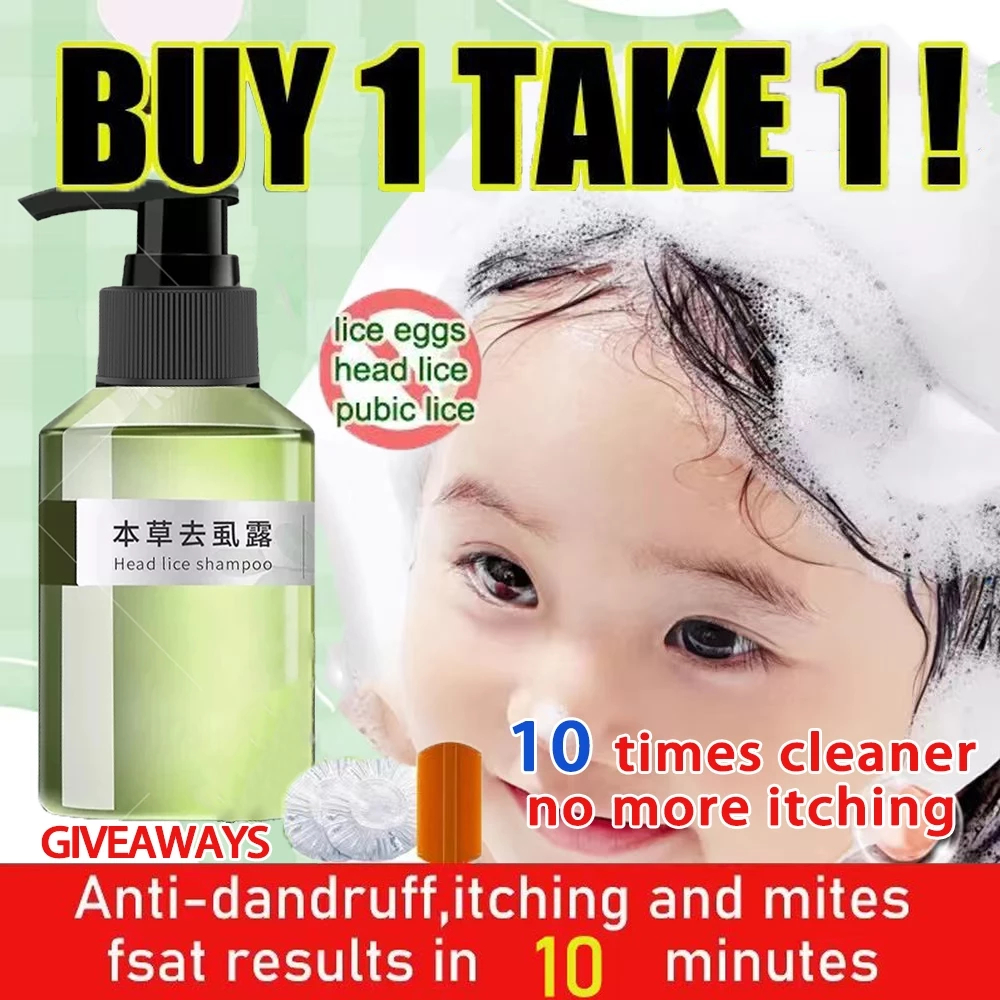 Lice Terminator Licealiz Shampoo Head Lice Teatment Lice Remover KWELL ...