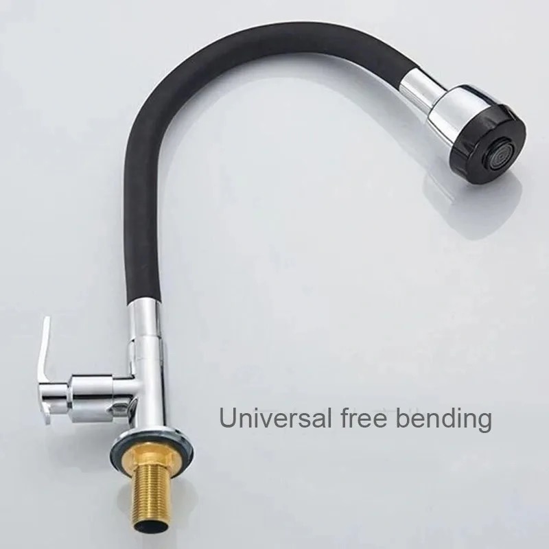 KITCHEN FAUCETS 360 Degree wing 2 Functions Sprayer Zinc Flexible Neck ...