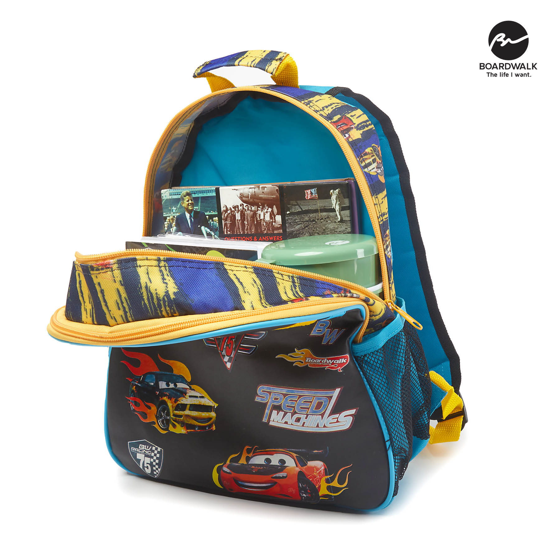 Boardwalk Rustyztm School Boys Bts Backpack With Disney Cars Character ...