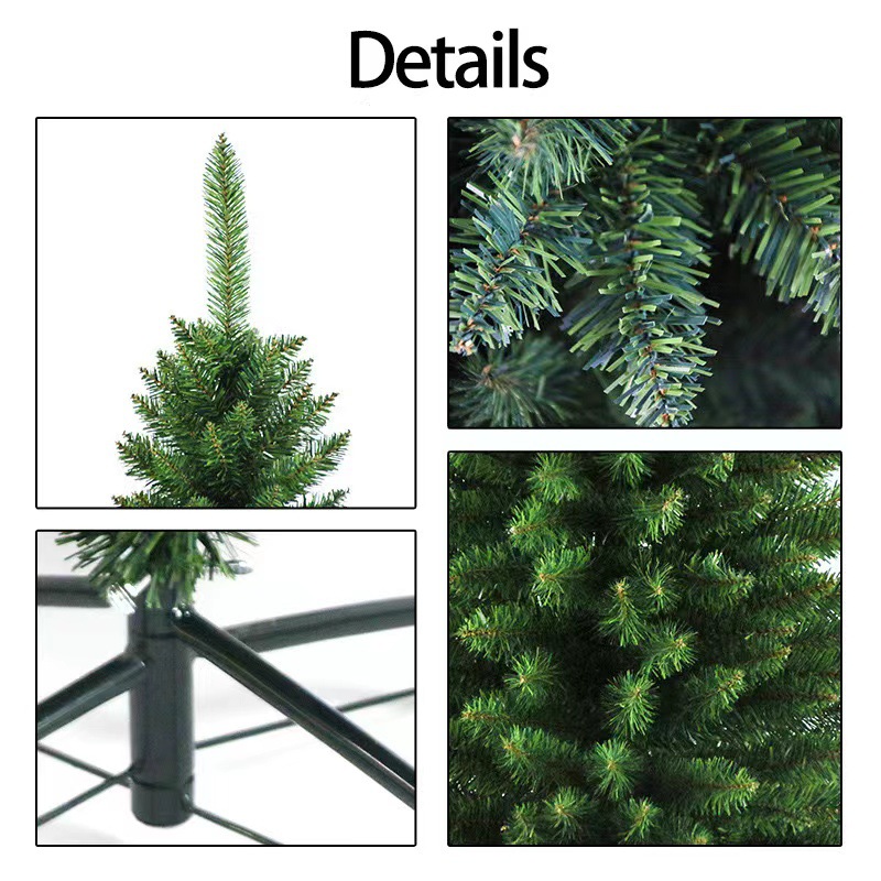 Green Pointed Christmas Tree Slender Slim Pen Tree Slim type Christmas ...