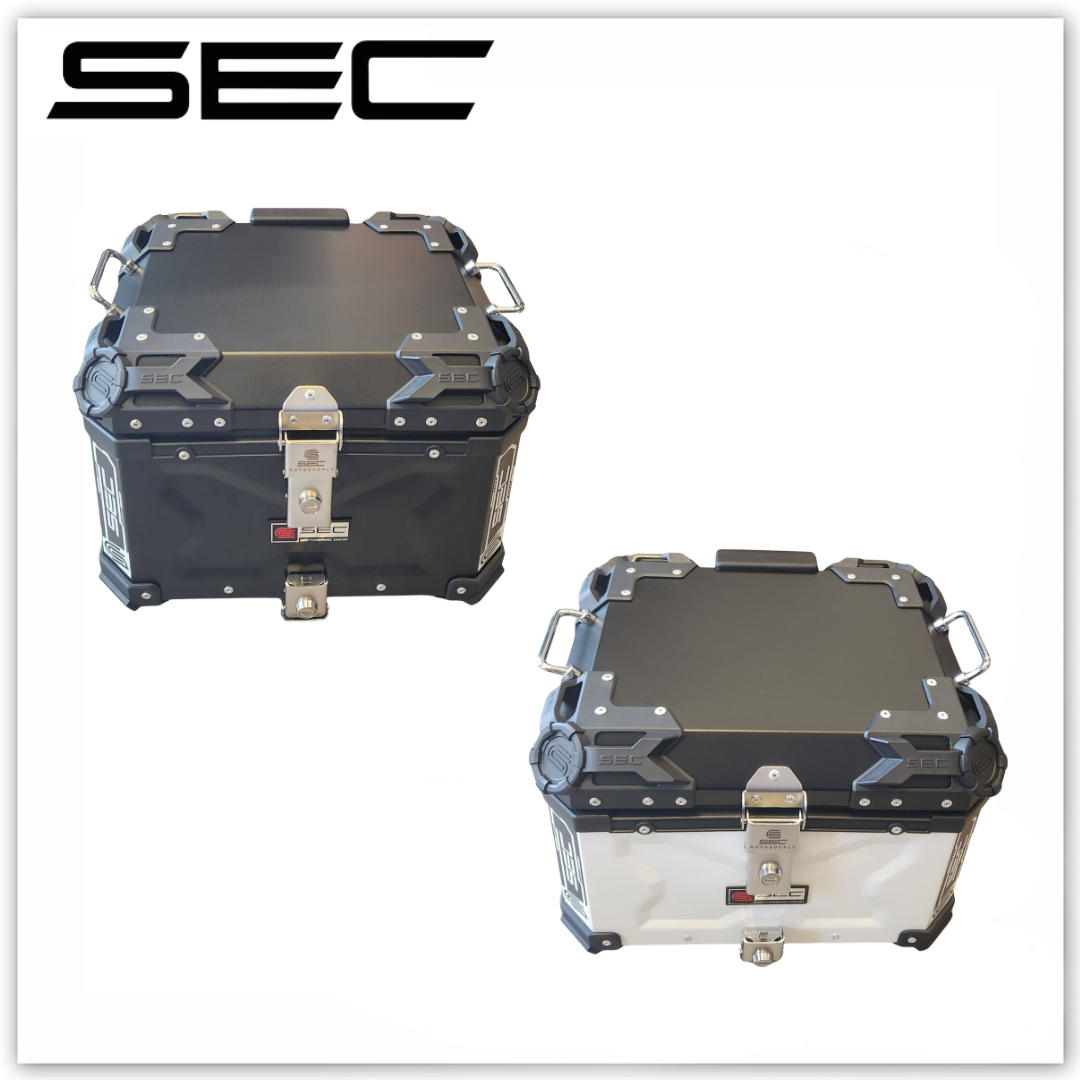 SEC Topbox 45 Liters Top Box for Motorcycle Alloy Box - Allround X CJ ...