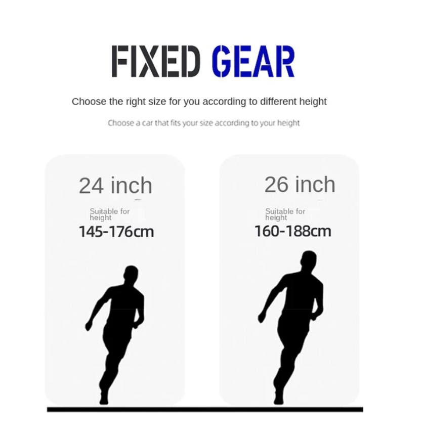 LUANDA Fixie Bike 700cRoad Bikes Fixed Bike Garuda Fixie Bend Coaster Brake Men's And Women's ...