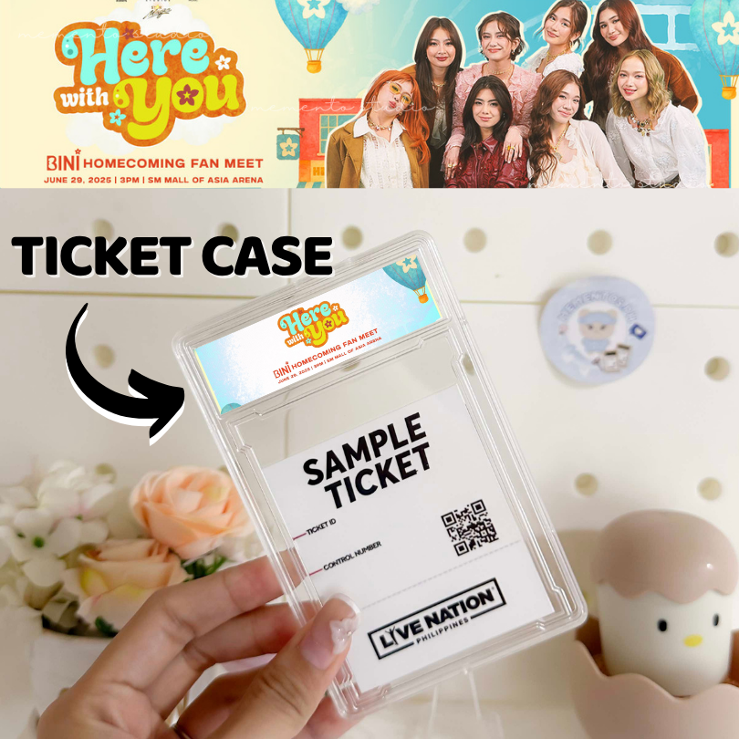 BINI Here With You Homecoming Fan Meet Acrylic Concert Ticket ...