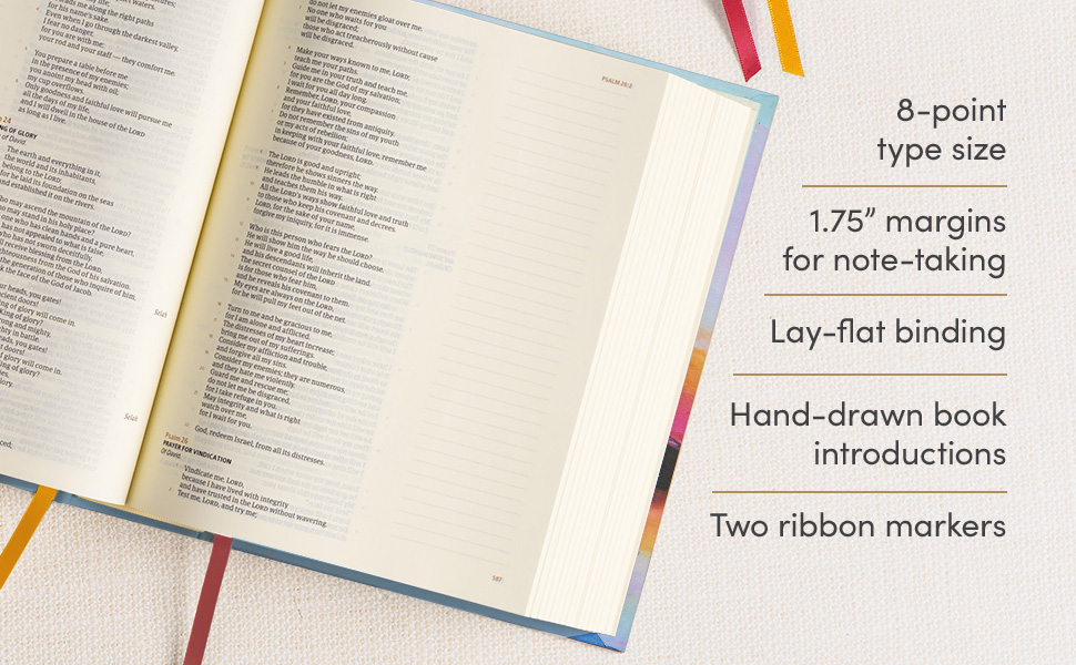 Lake | CSB Notetaking Bible, Hosanna Revival Edition, Cloth Over Board ...