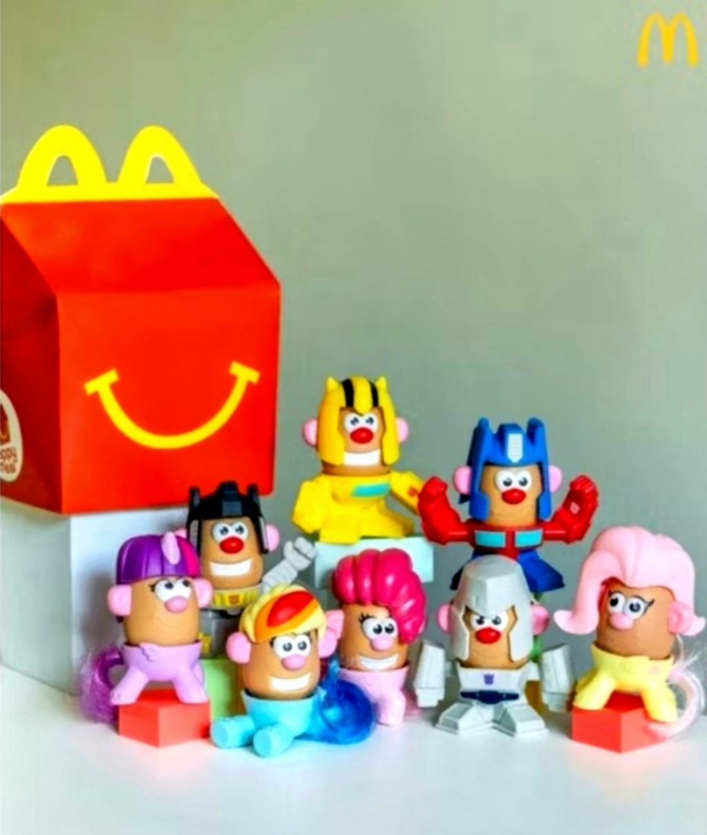 Mcdo McDonald's Happy Meal Toy Potato Head Little Pony & Transformers ...