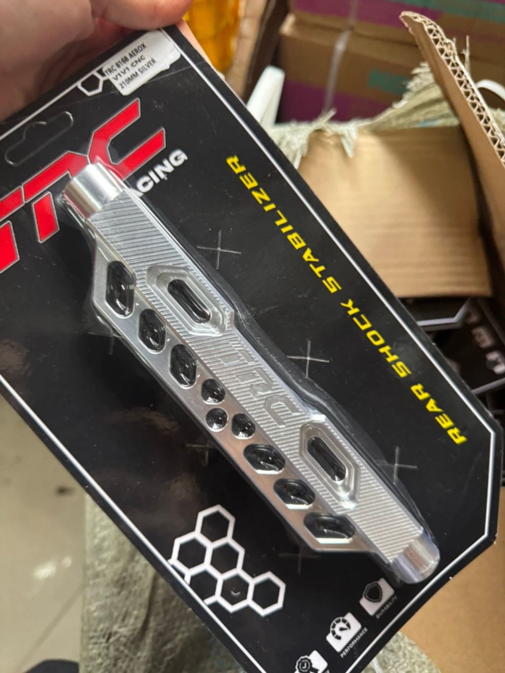 TRC STRUT BAR AEROX V1/V2 STAB LINK SILVER | Shopee Singapore