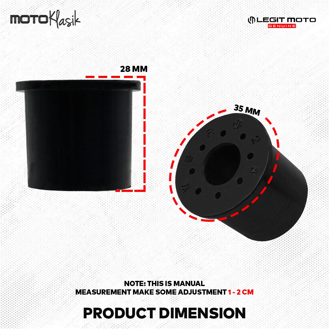 LEGITMOTO NMAX V1 V2 V3 / AEROX V1 V2 V3 ENGINE BUSHING SUPPORT BLACK ...