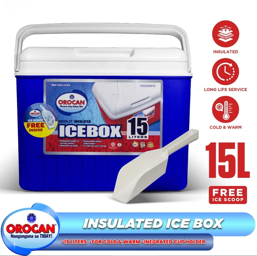 OROCAN Ice Box 15 Liters 9215 Ice Box Chest /insulated cooler (3pcs MAX ...