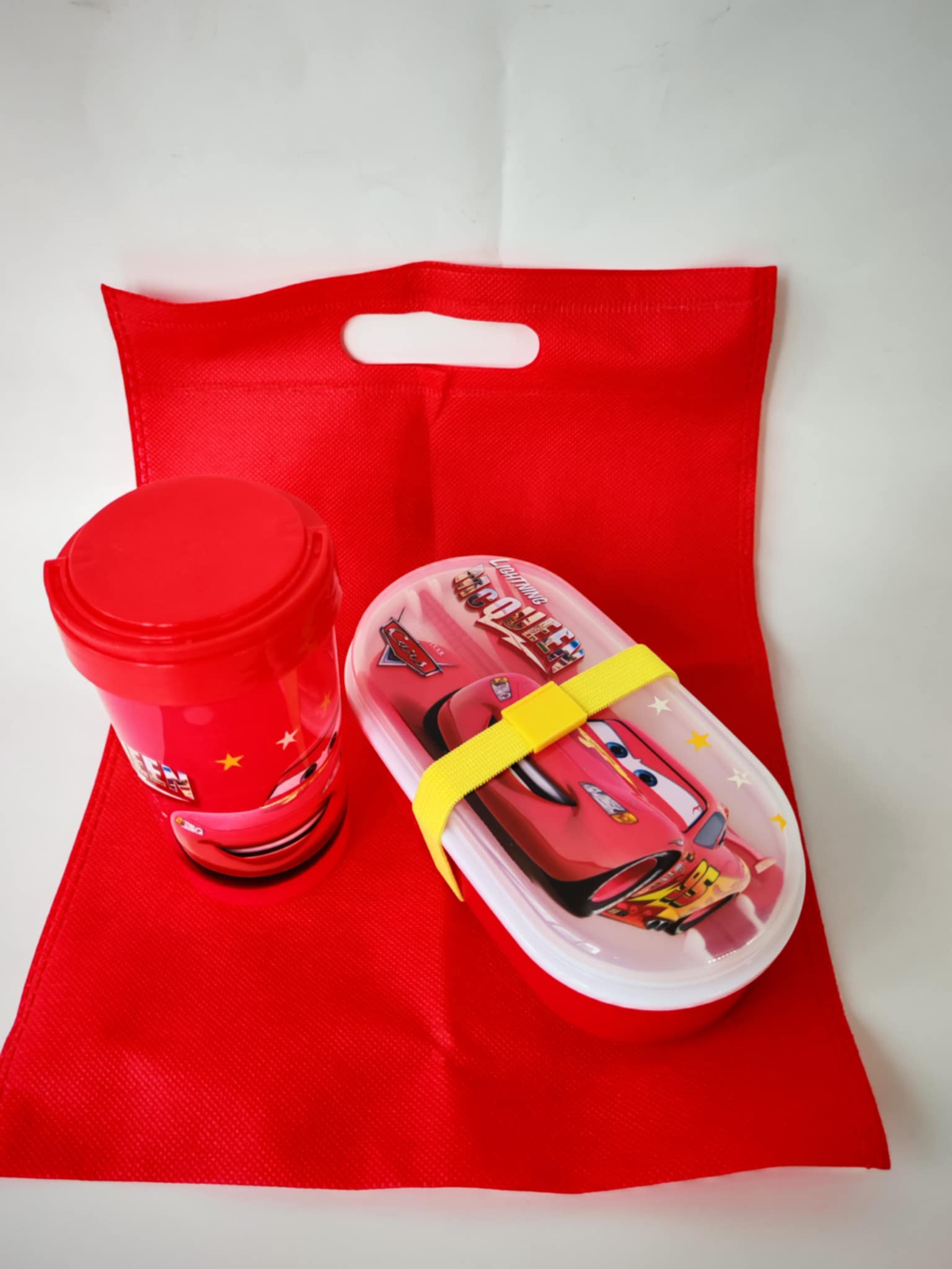 Cars Lunch Box With Eco Bag Tumbler Spoon Fork Chopsticks Set | Shopee ...