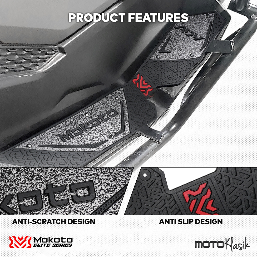 MOKOTO ELITE SERIES HONDA ADV 160 ALLOY MATTING ANTI SCRATCH MOTO-EMA ...