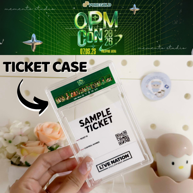 PUREGOLD OPM Con 2025 Acrylic Concert Ticket & Photocards Case Frame Holder Slab | Shopee Singapore