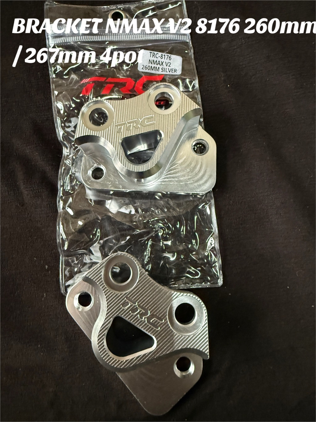 TRC AXIAL CNC BRACKET 4Pot 260-267mm 8176 NMAX/AEROX V1, V2 | Shopee ...