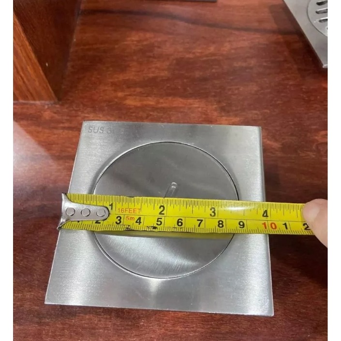 304 stainless 4x4 and 5x5 Clean Out Floor Drain Heavy Duty Floor Clean ...