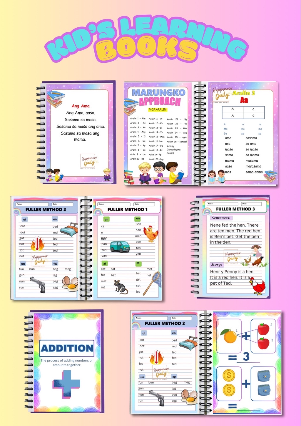 Read & Learn CVC & Sight words FULLER METHOD Magbasa at Matuto Marungko ...