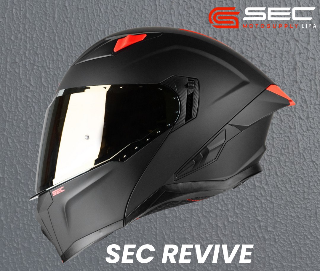 Sec Revive-2024 Solid V1 Modular Helmet dual visor | Shopee Singapore
