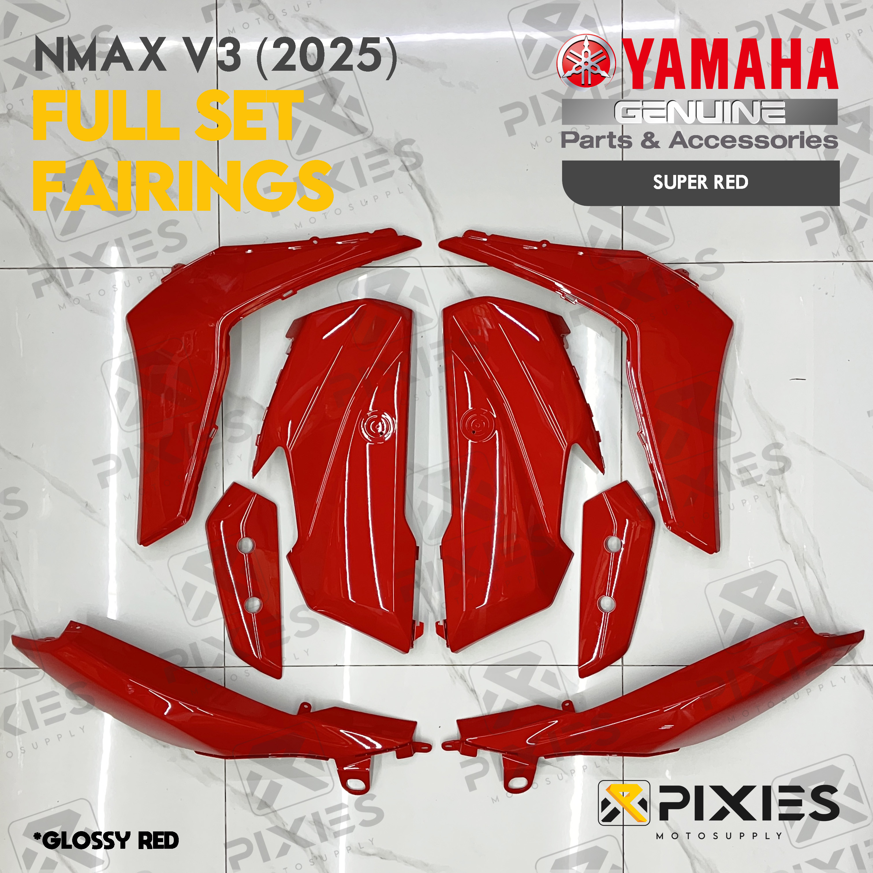 YAMAHA NMAX NEO TURBO TECHMAX NMAX 2025 FLAIRINGS KAHA FAIRINGS BODY ...