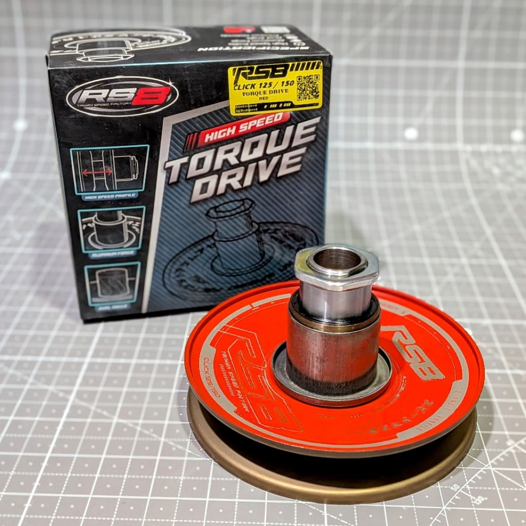 RS8 Torque Drive Assembly Red (Click 125/150) | Shopee Singapore