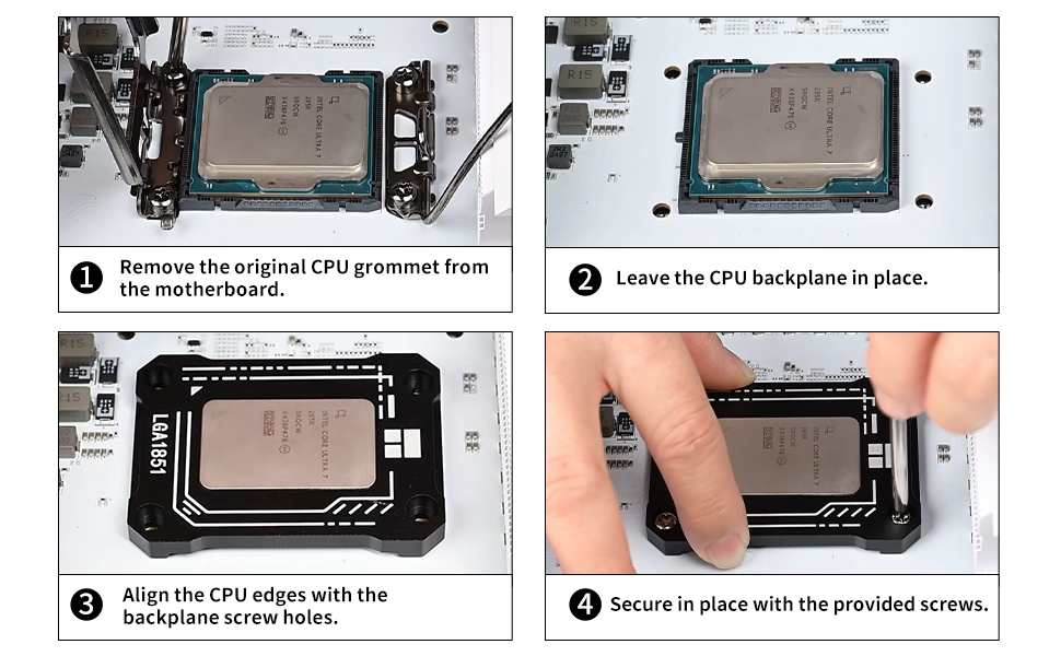 Thermalright LGA 1851 CPU Contact Frame for Intel 15th Gen Anti Bending ...