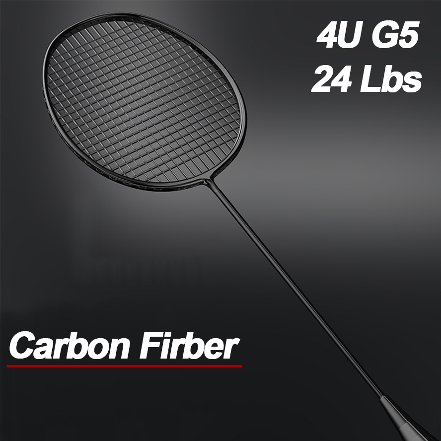 BoFei 4U G5 24lbs Badminton Racket 100% Full Carbon Single Professional ...
