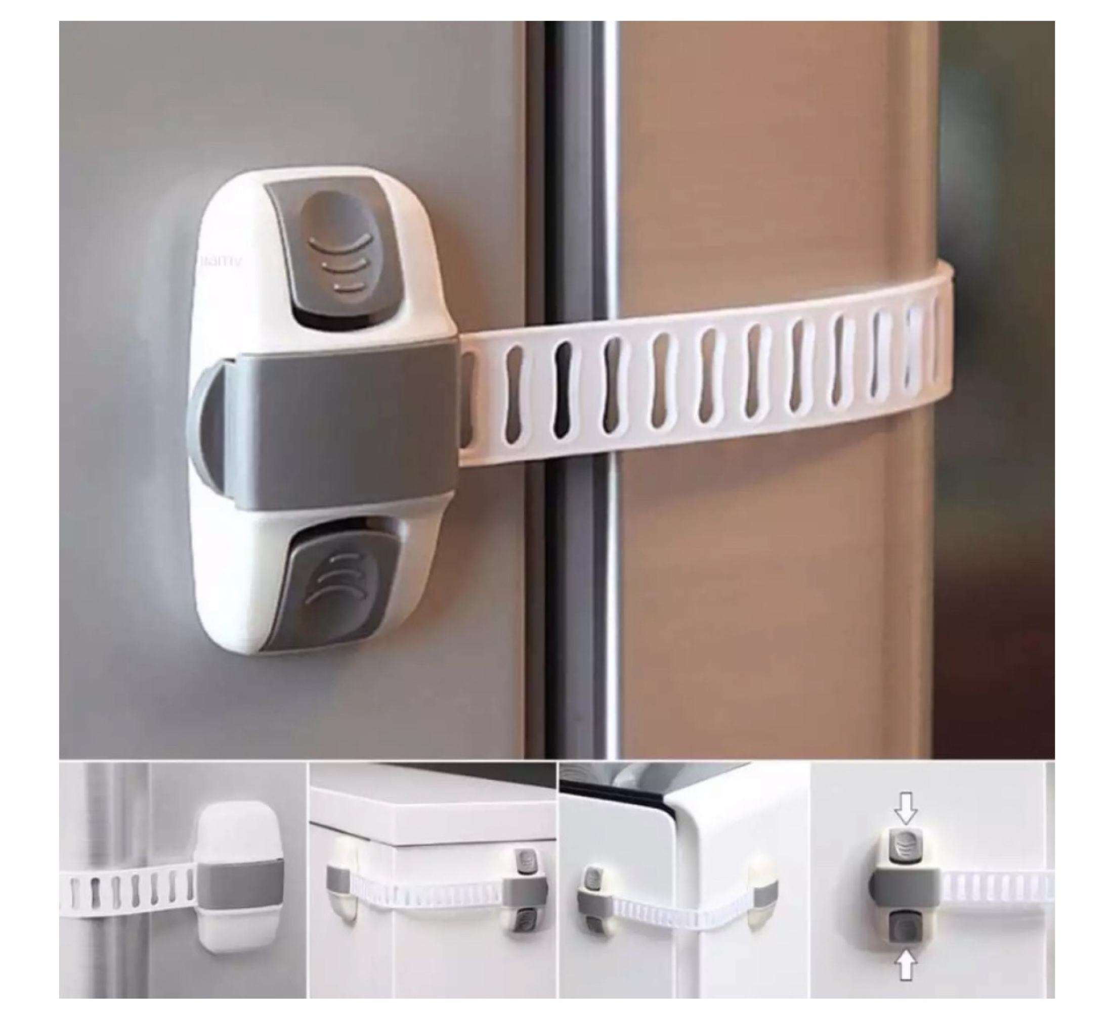 Adjustable Fridge Guard Refrigerator Door Latch Baby Safety Lock ...