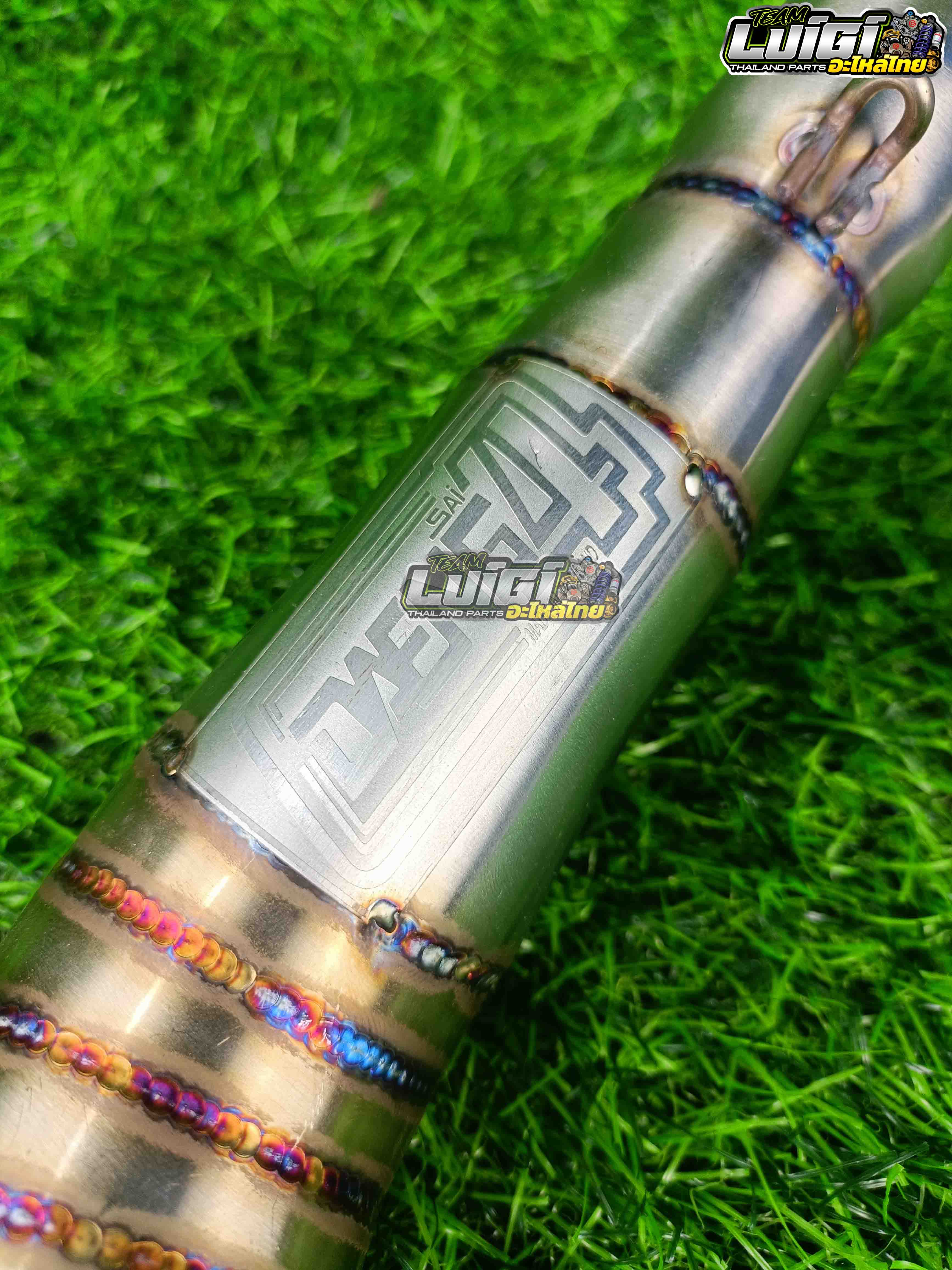 DAENG SAI 4 TITANIUM BURN BIG ELBOW SUZUKI RAIDER 150 FI / RAIDER 150 ...