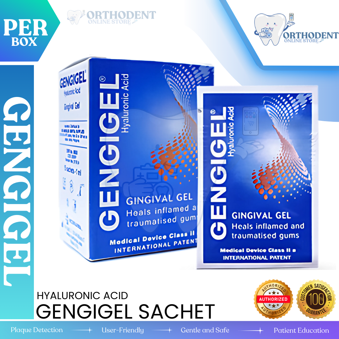 Gengigel Hyaluronic Acid Gingival Gel – 15 Sachets (1ml each) for ...